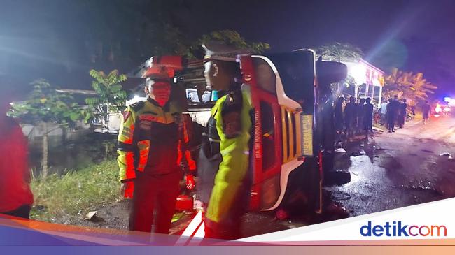 Kronologi Bus Study Tour SDN asal OKU Timur Kecelakaan di OKI Tewaskan 2 Orang