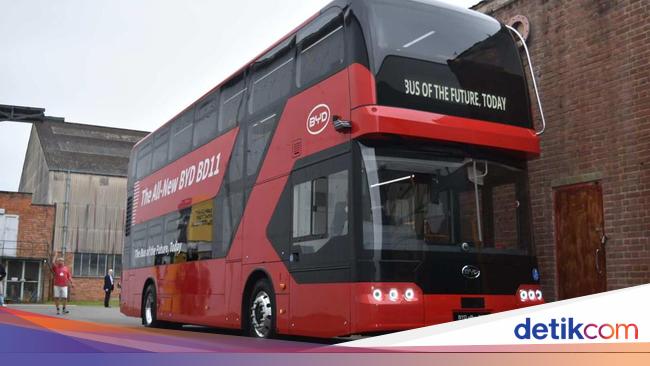 BYD Luncurkan Bus Tingkat Listrik, Bisa Tempuh Jarak 640 Km
