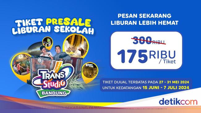 Curi Start Diskon Liburan Sekolah di Trans Studio Bandung Sekarang!