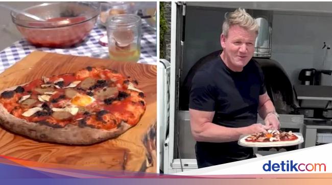 Dikritik Tajam! Gordon Ramsay Bikin Pizza dengan Topping Nyeleneh