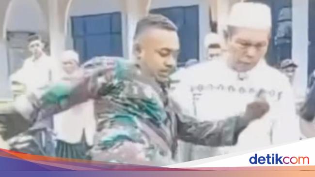 Viral Pria Berseragam TNI Ngamuk-Tendang Warga di Deli Serdang