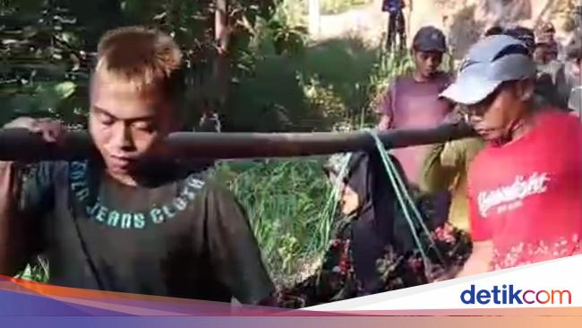 Viral Nenek Sakit di Ponorogo Ditandu Bambu gegara Jalan Rusak Viral Nenek Sakit di Ponorogo Ditandu Bambu gegara Jalan Rusak