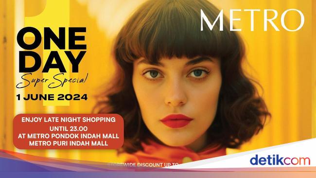 Metro 'One Day Super Special,' Diskon Hingga 50% Sepatu Hingga Koper