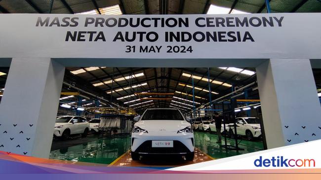 Mobil Listrik Neta Mulai Dirakit di Pabrik Bekasi