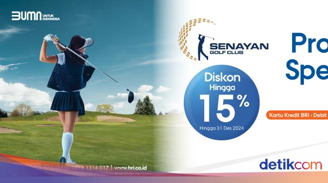Lepas Penat Main Golf Pakai Promo Spesial BRI 15% di Senayan Golf Club!