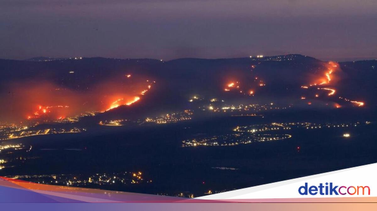 Memanas! Roket Hizbullah Picu Kebakaran Hutan Dahsyat di Israel