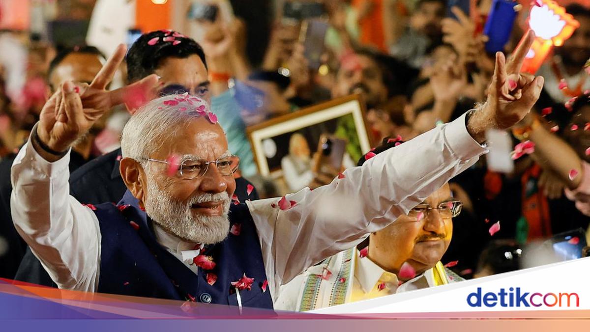 Narendra Modi Resmi Dilantik Jadi PM India untuk Periode Ketiga