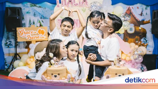 Gaya Kompak Sarwendah & Ruben Onsu Rayakan Ultah Anak Usai Isu Gugat Cerai