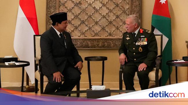 Tiba di Yordania, Prabowo Bertemu Raja Abdullah II Bahas Kondisi Gaza Tiba di Yordania, Prabowo Bertemu Raja Abdullah II Bahas Kondisi Gaza