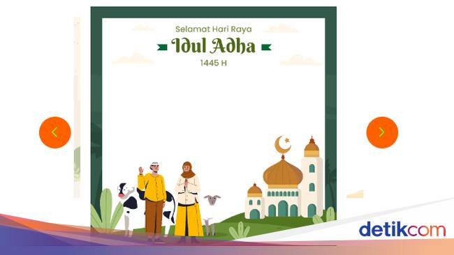 35 Twibbon Idul Adha 2024 yang Menarik dan Unik Lengkap Contoh Captionnya