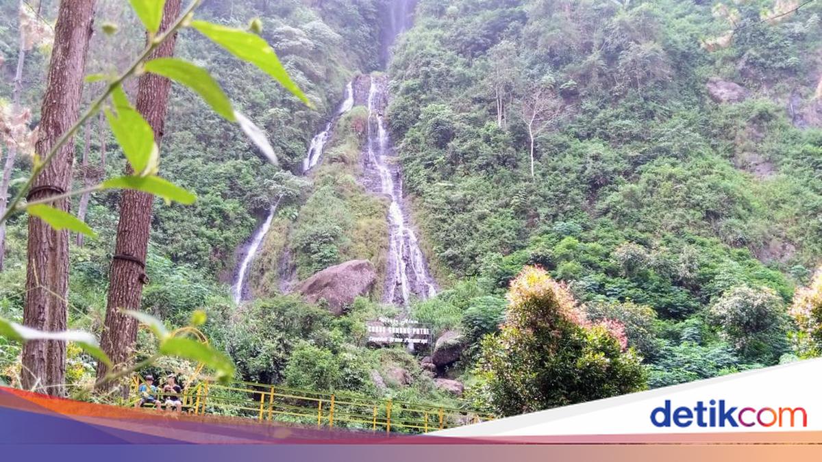 Eloknya Curug Gunung Putri, Konon Tempat Bertapa Pasukan Wanita Diponegoro