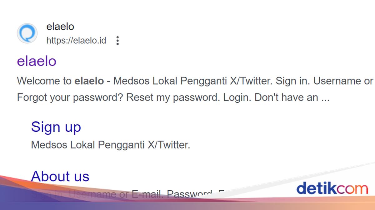 Heboh 'Medsos' Elaelo ID Pengganti X yang Kini Tak Bisa Dibuka Lagi