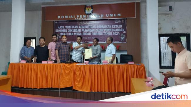 Vermin Bapaslon Independen Pilkada Pinrang, Bustan-Untung Tak Penuhi Syarat