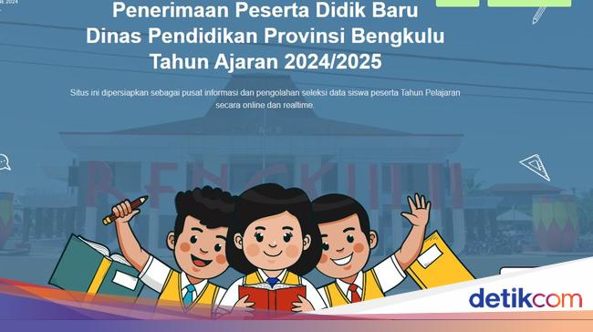 Link dan Cara Cek Pengumuman PPDB Bengkulu 2024 Jalur Afirmasi, Prestasi-PTO