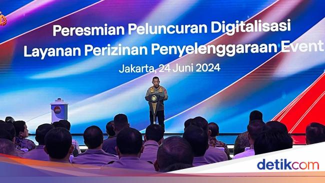 Polri Luncurkan Digital Layanan Izin Event, Begini Cara Pengajuannya