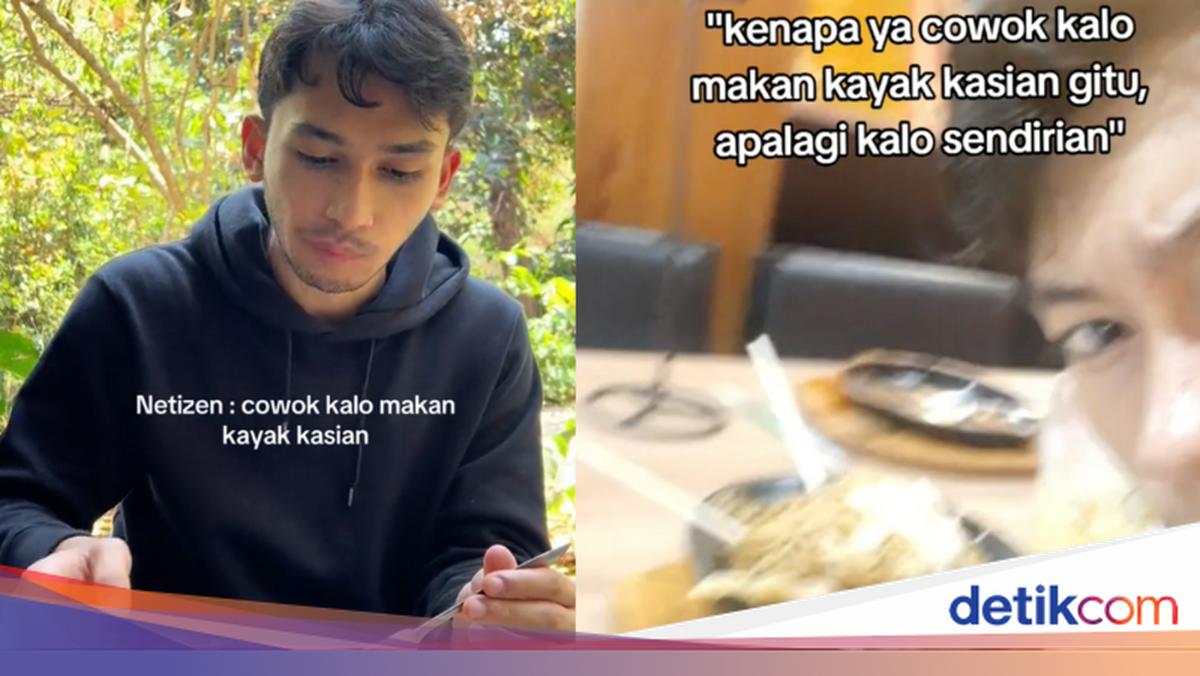 Netizen Ramai Sebut Cowok Lagi Makan Terlihat 'Kasihan', Ini Kata Mereka