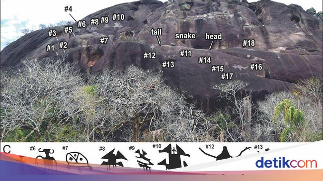 Arkeolog Temukan Seni Cadas Berusia 2.000 Tahun di Amerika Selatan