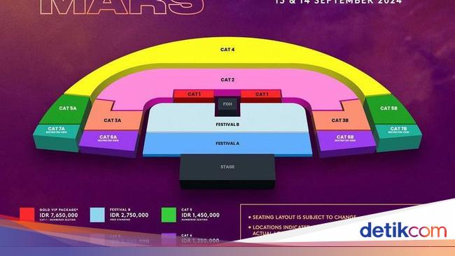 Harga Tiket Bruno Mars Jakarta 2024 Dan Jadwal Penjualannya Cek Di Sini