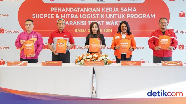 Shopee Gaet 4 Perusahaan Logistik Gabung Program 'Garansi Tepat Waktu'