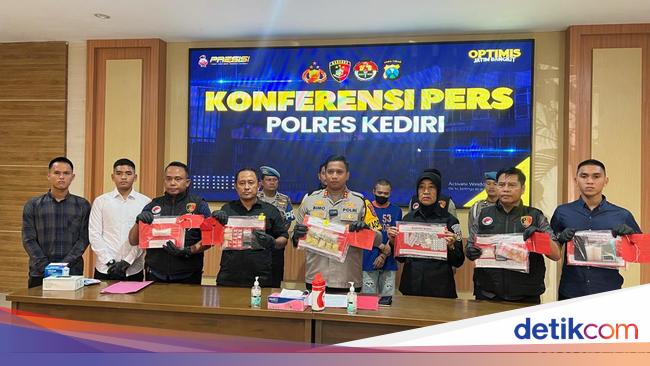 2 Pengedar Narkoba di Kediri Tertangkap, 958 Butir Pil Ekstasi Disita