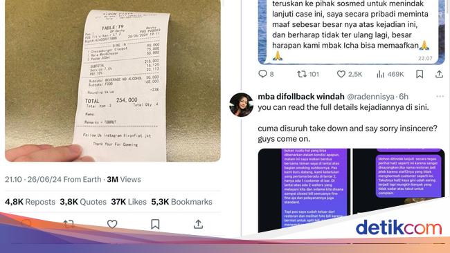 Pelayan Sebut Pelanggan 'Tobrut', Resto Ini Minta Maaf