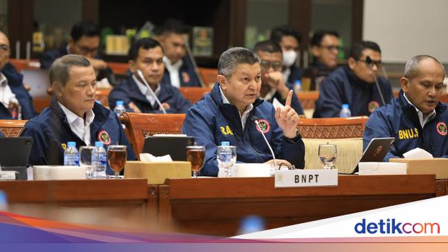 BNPT Bicara Zero Terrorist Attack 2023-Juni 2024 di Depan Komisi III DPR