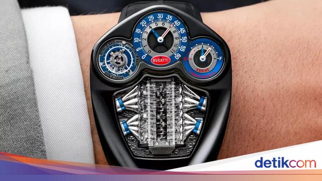 Bugatti Bikin Jam Tangan 'Sultan', Awas Kaget Lihat Harganya