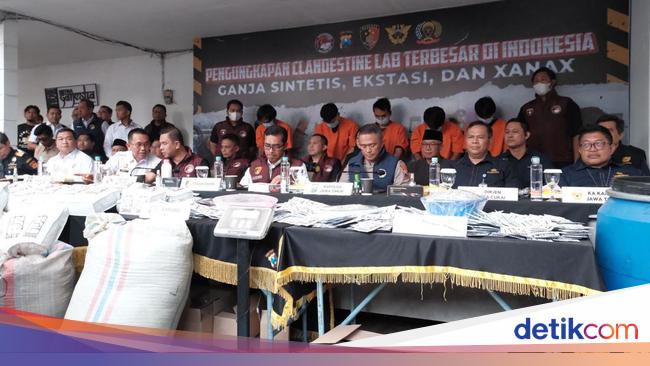 Bea Cukai-Polri Bongkar Lab Narkoba Terbesar dan Tercanggih Se-Indonesia
