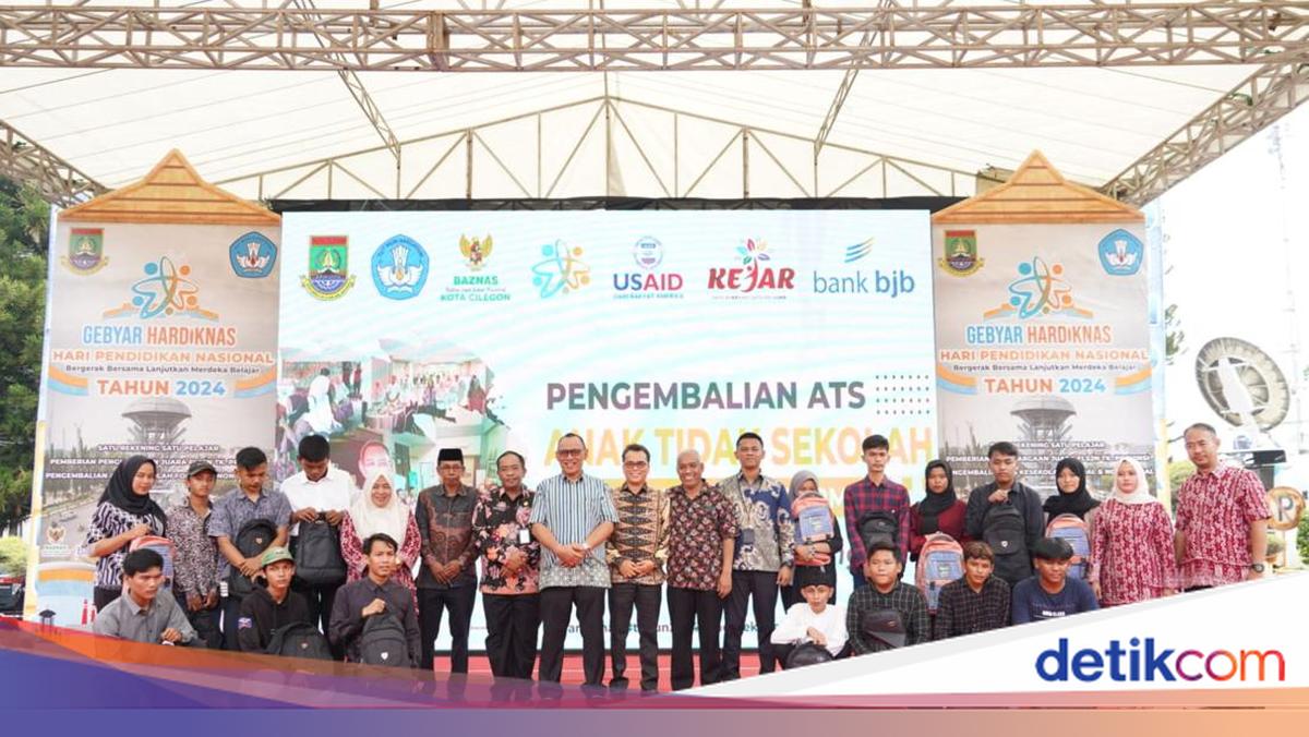 305 Anak di Kota Cilegon Kembali Sekolah Berkat Gerakan Sekole Maning Lur