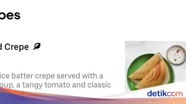 Resto Ini Punya Menu 'Naked Crepe' yang Mahal, Ini Tampilannya