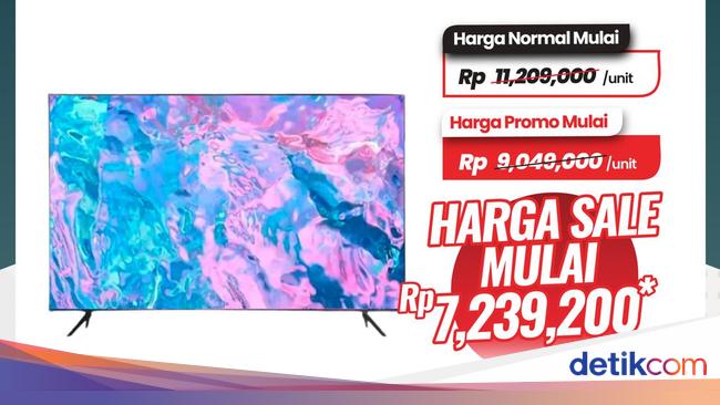 TV LED 65 UHD Diskon Gede di Transmart Full Day Sale