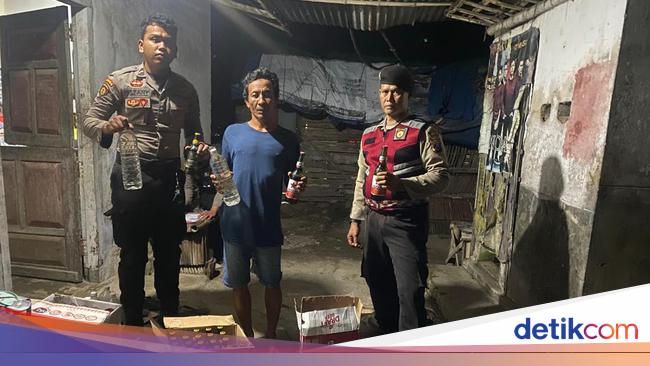 Patroli Malam 1 Suro di Jombang Ringkus 3 Pemuda Mabuk-Gerebek Pedagang Miras
