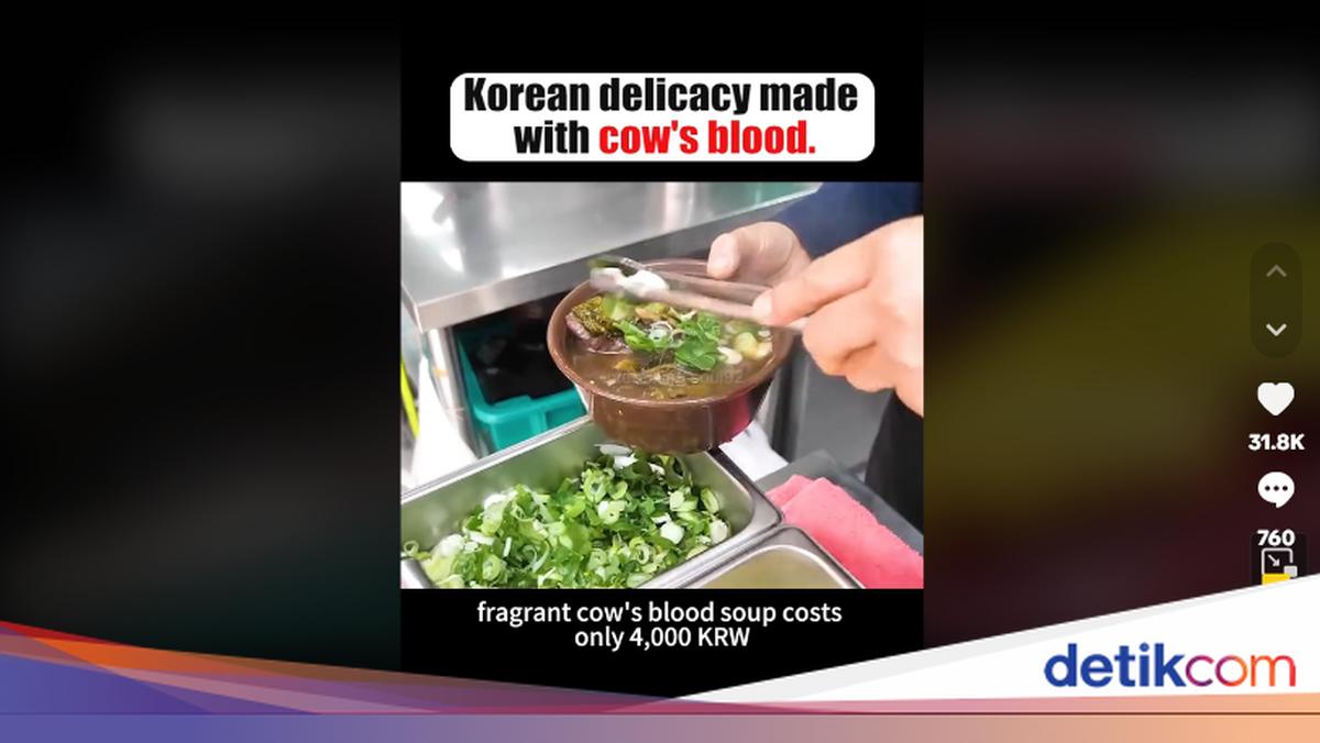 Olahan Darah Sapi Ini Jadi Menu Sarapan Favorit di Korea Selatan