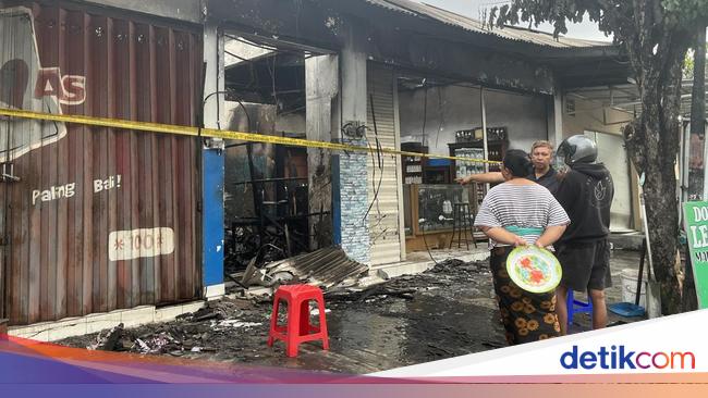 3 Kios di Denpasar Terbakar, Api Pertama Kali Diketahui Driver Ojol