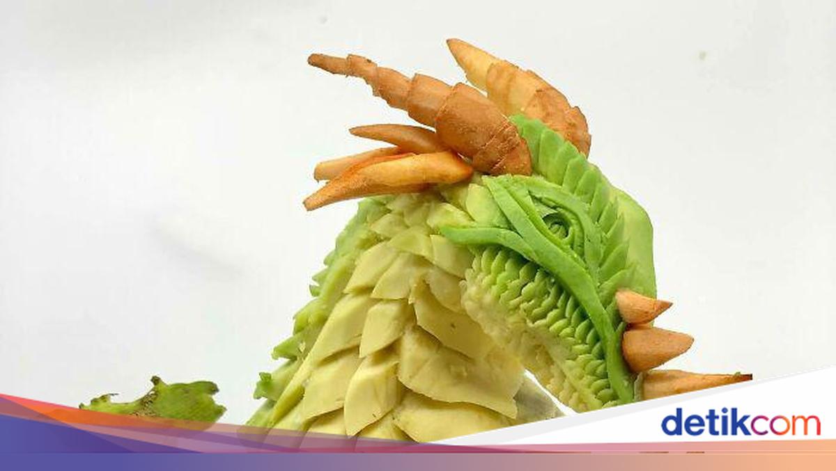 Wow! Ukiran Buah dan Sayur Karya Chef Ini Tampak Keren