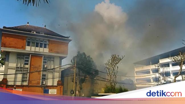 Kebakaran Gedung GDLN Unud: Genset Meledak-Pemulihan Data Butuh Seminggu