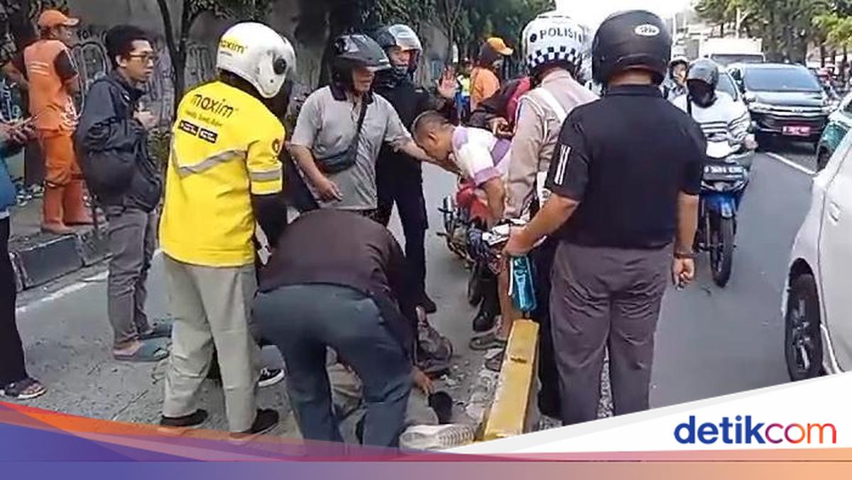 Kecelakaan Motor di Jatinegara Jaktim, Korban Dibawa ke RS