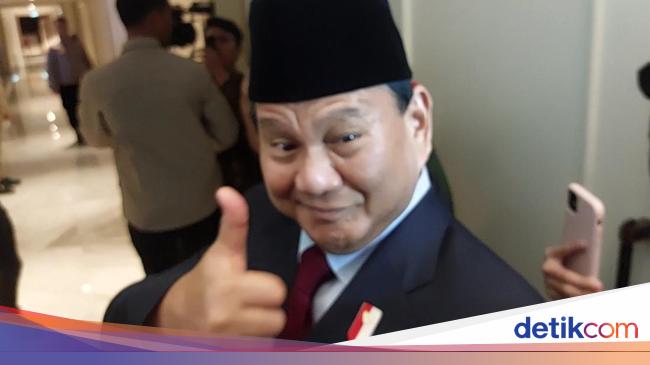 Prabowo Angkat Jempol Saat Respons Keponakannya Dilantik Jokowi Jadi Wamenkeu