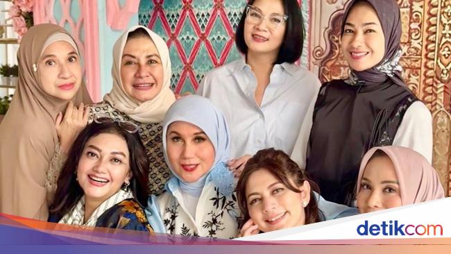 7 Potret Artis Lawas Saat Reuni, Ini Penampilan Bella Saphira Hingga Cut Keke