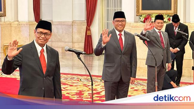 Jokowi Resmi Lantik 3 Wamen: Djiwandono, Sudaryono, dan Yuliot Tanjung