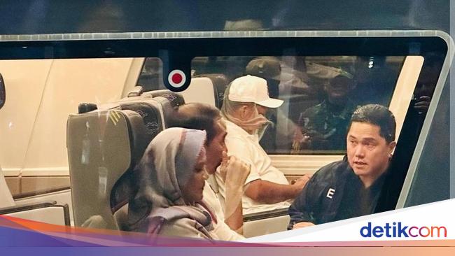 Jokowi & Erick Thohir Ngobrol Bareng di Kereta Cepat, Ini yang Dibahas
