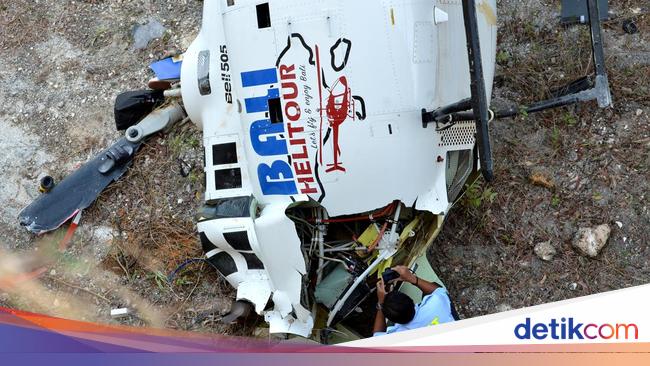 Tanggapan Sandiaga soal Helikopter Jatuh di Bali Diduga Akibat Tali Layangan