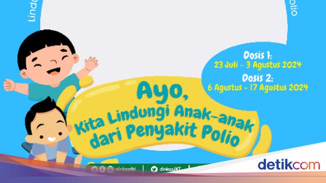 25 Twibbon PIN Polio 2024 Tahap 2: Link Download dan Cara Pakai