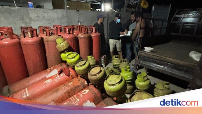 Polisi Gerebek Gudang di Denpasar, Diduga Jadi Tempat Oplos LPG