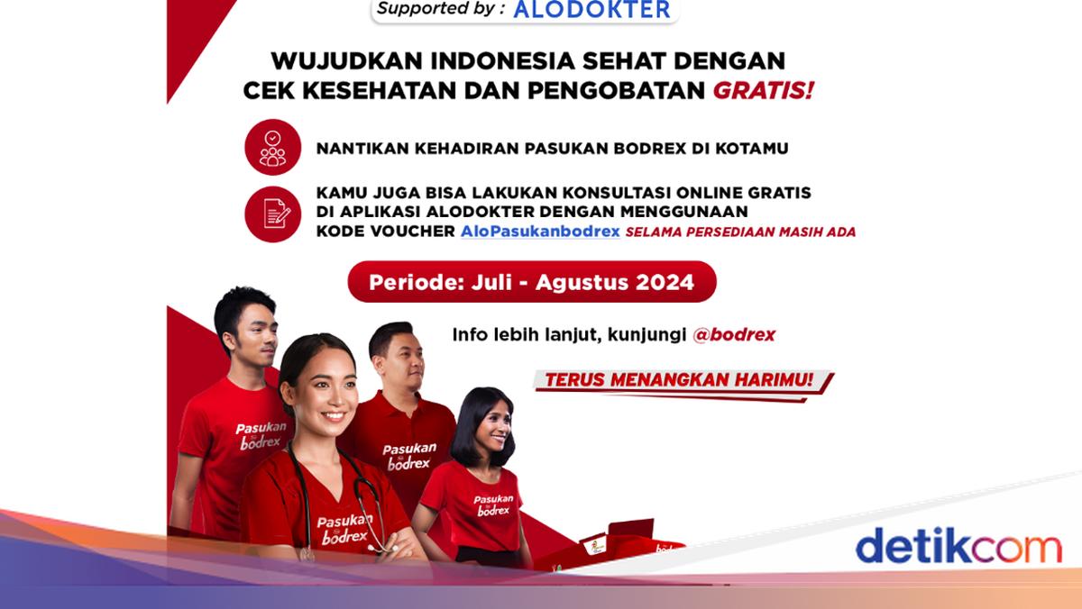 Pasukan bodrex Merah Putih Beraksi Beri Fasilitas Cek-Pengobatan Gratis
