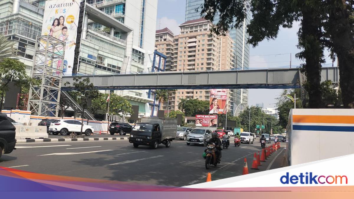 Pemprov DKI Bangun JPO Baru Depan Citywalk Sudirman, Begini Progresnya