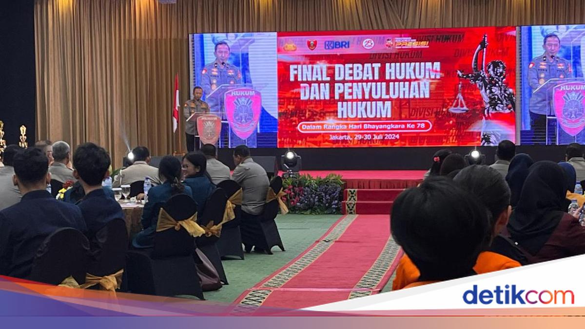 Divkum Polri Harap Lomba Debat Hukum Jadi Wadah Penyalur Pendapat Mahasiswa