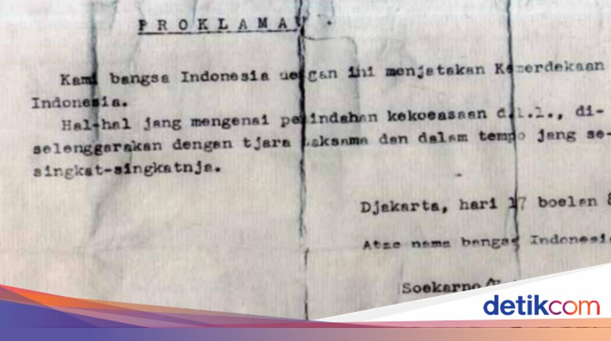 Teks Proklamasi PDF Lengkap dengan Makna dan Sejarah Perumusannya