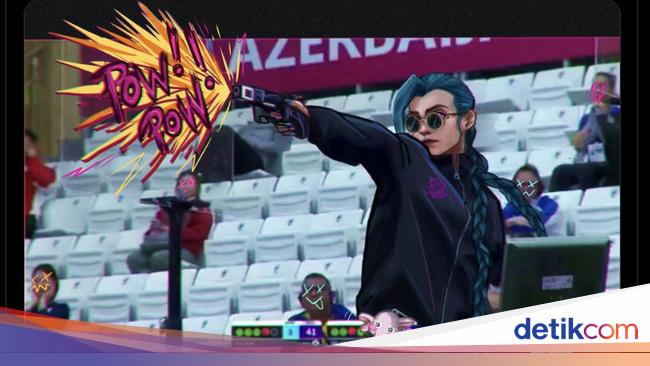 Kim Yeji Vs Yusuf Dikec Adu Keren Meme Shooting Stars Olimpiade 2024