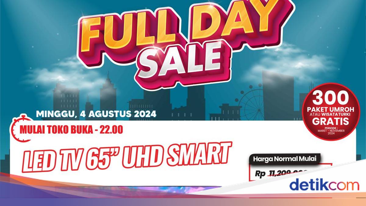 TV LED 65 UHD Diskon Gede di Transmart Full Day Sale